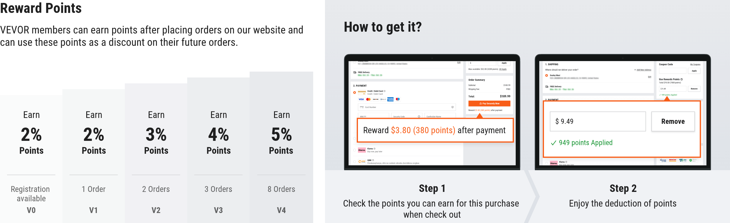 VEVOR Member Program | Tougher tools, lower prices